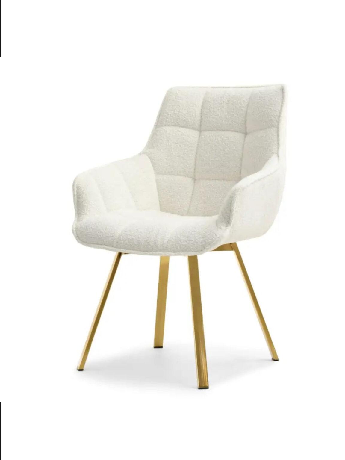 Oblazinjen Jedilni Stol King Boucle - | Kult Home